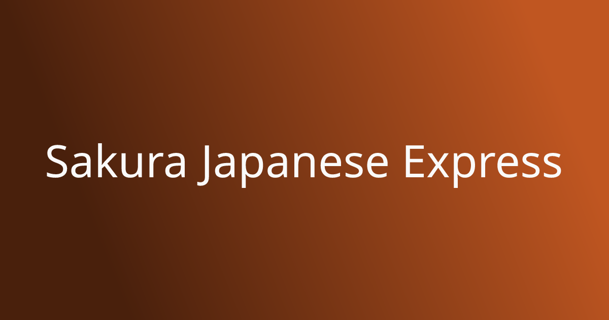 Order Authentic Japanese Online | Sakura Japanese Express - Pickup or ...